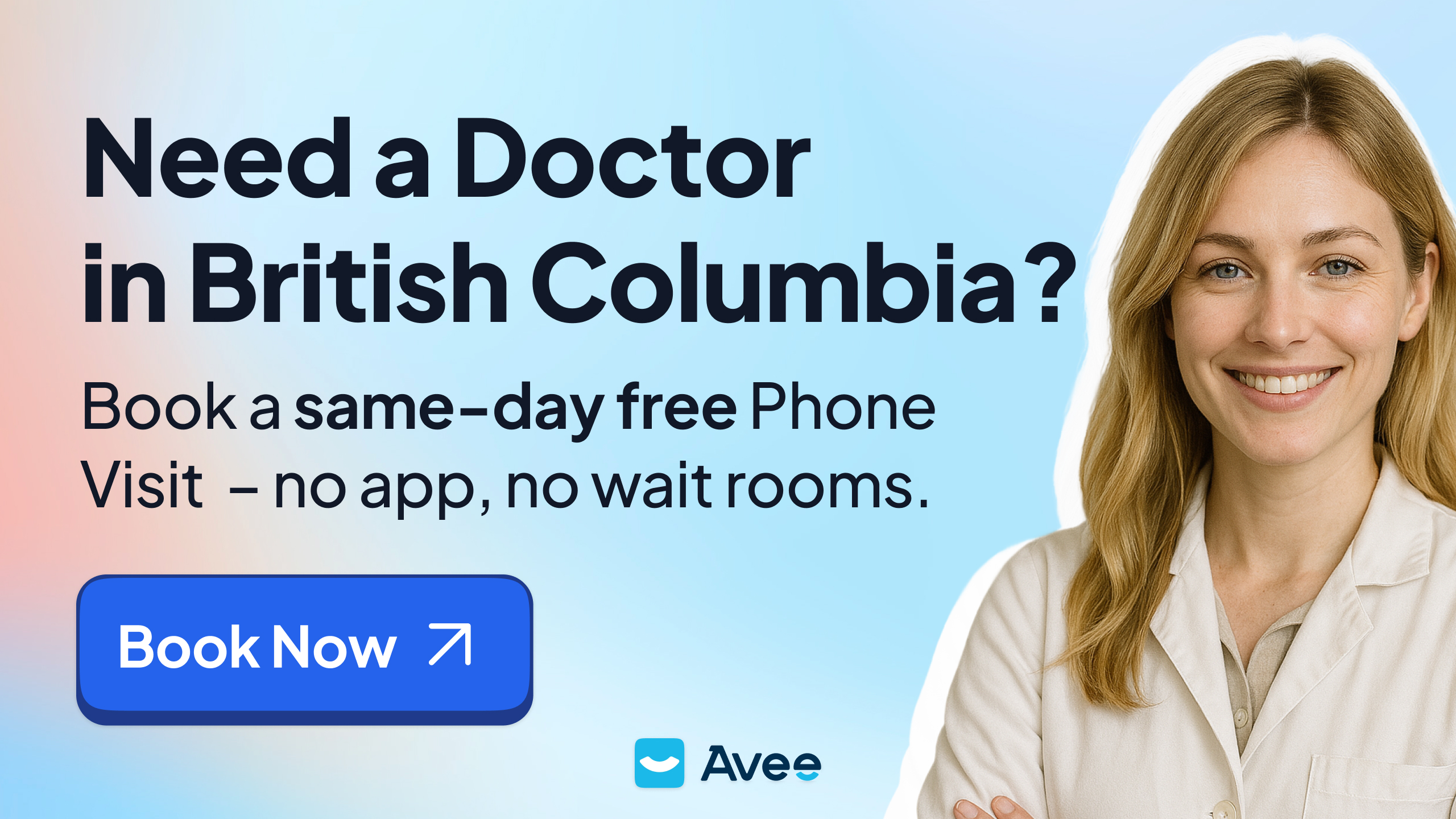 See a Doctor Online in BC Today | Free, No Wait | Avee Health